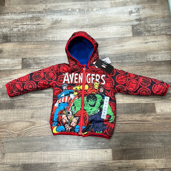 Marvel | Jackets & Coats | Nwt Marvel Reversible Avengers Jacket | Poshmark